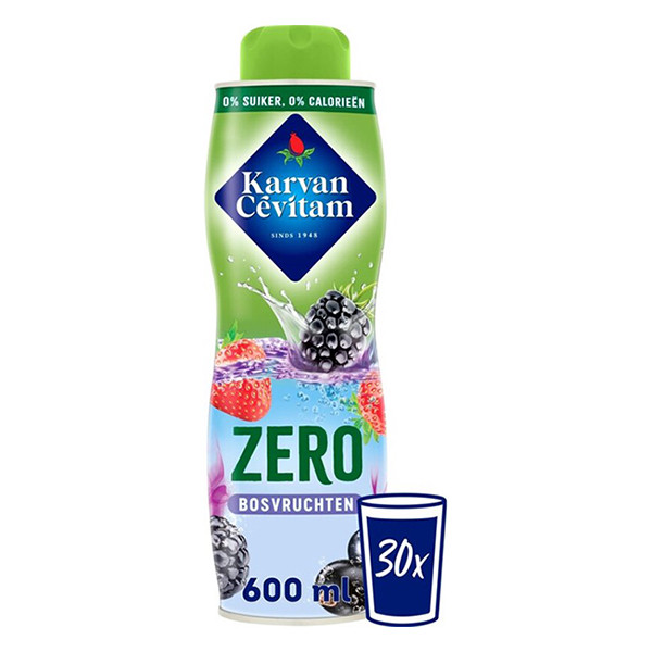Karvan Cévitam sirop fruits des bois 0% (600 ml) 123encre.be